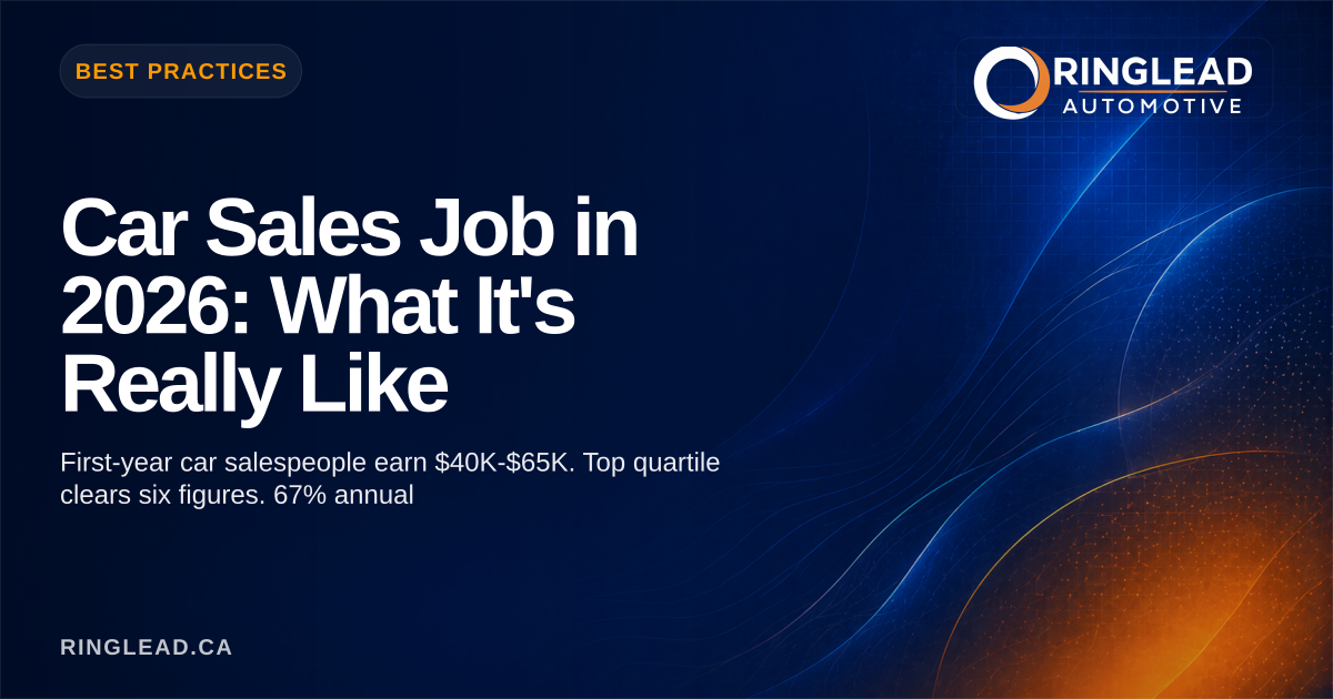 Car Sales Job in 2026: What It's Really Like